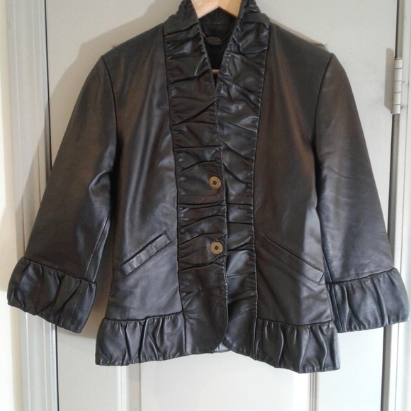 XCVI | Jackets & Coats | Xcvi Leather Jacket | Poshmark